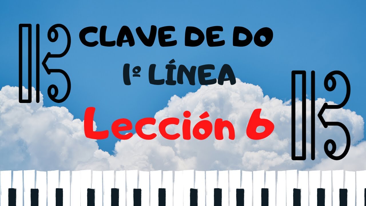 CLAVE de DO en PRIMERA LINEA | SOPRANO CLEF (6) Curso de Claves ...