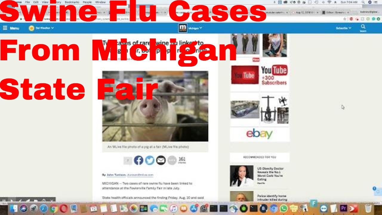 Swine Flu Cases In Michigan - YouTube