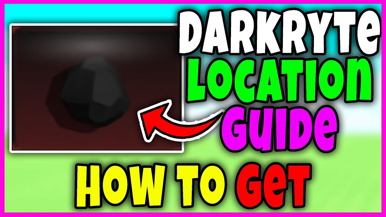 How to GET DARKRYTE FAST in THE FORGE - DARKRYTE BEST DROP LOCATION ...