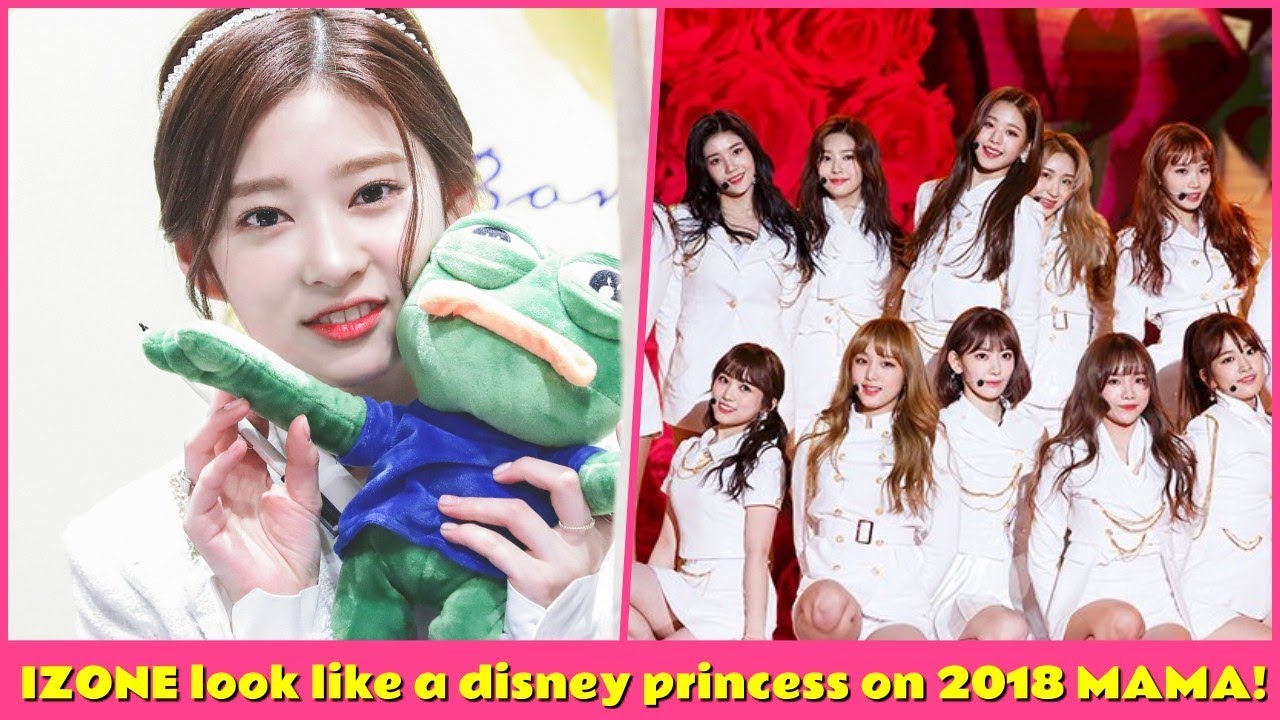 💬 IZONE look like a disney princess on 2018 MAMA! - YouTube