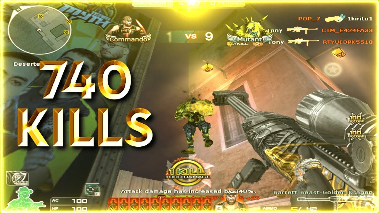 CrossFire West: Barrett-Beast-Golden Dragon - Hero Mode X Gameplay ...