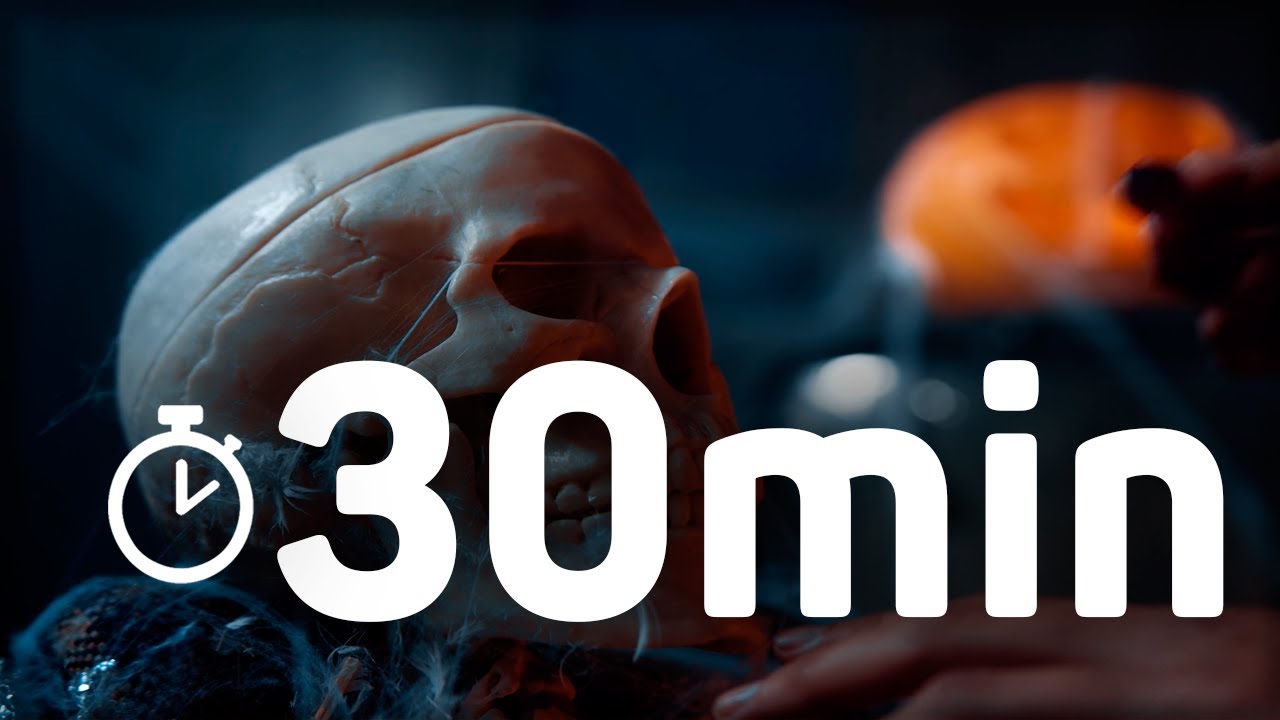 Temporizador Halloween 30 minutos 💀 Calavera | Cráneo con sonidos ...