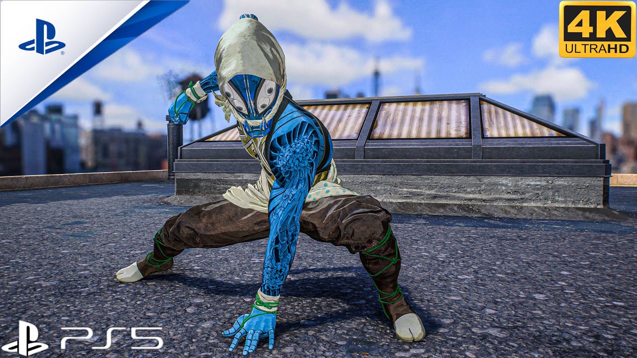 Spider-Man 2 PS5 KUMO SUIT Realistic 4K graphics freeroam gameplay ...