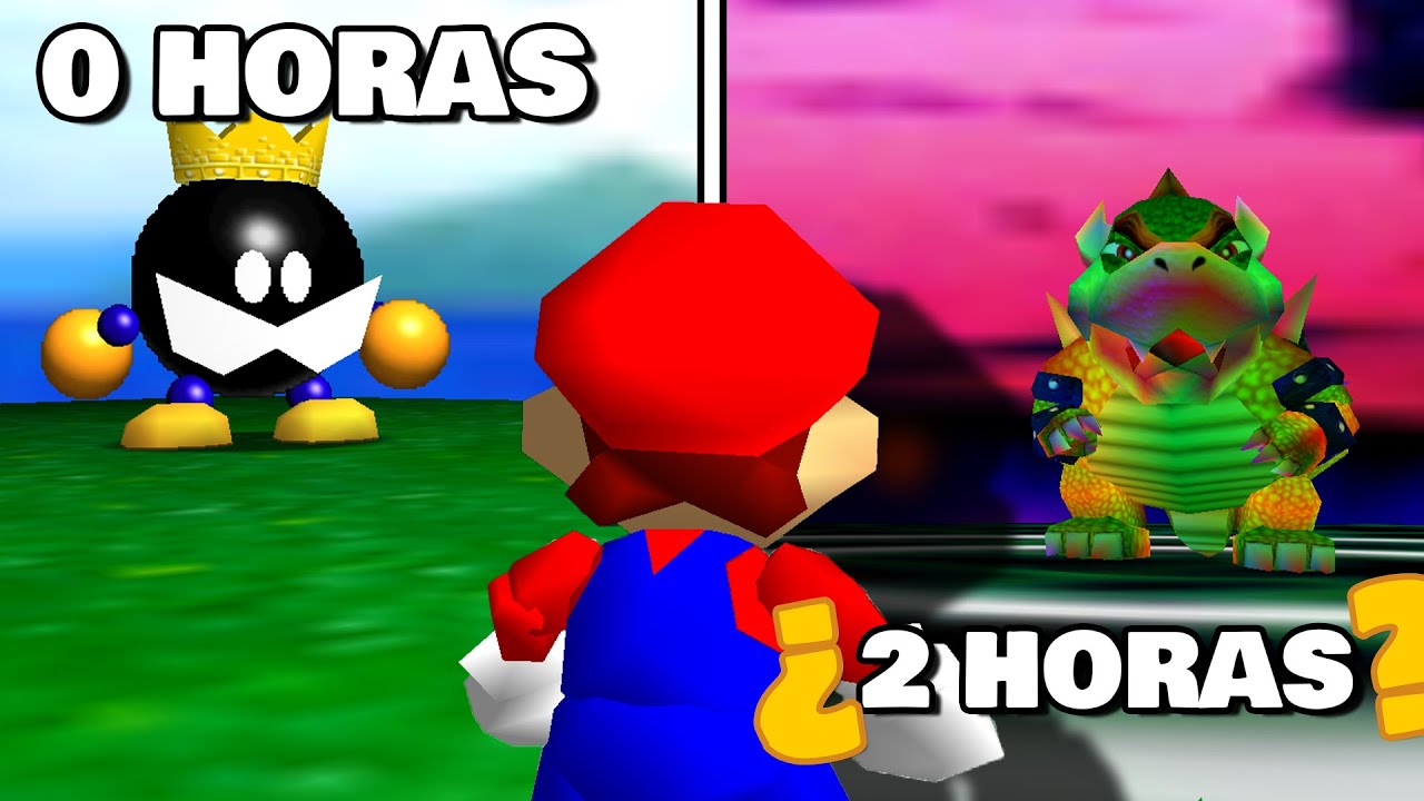 RETO: COMPLETAR Super Mario 64 en MENOS de 2 HORAS - YouTube