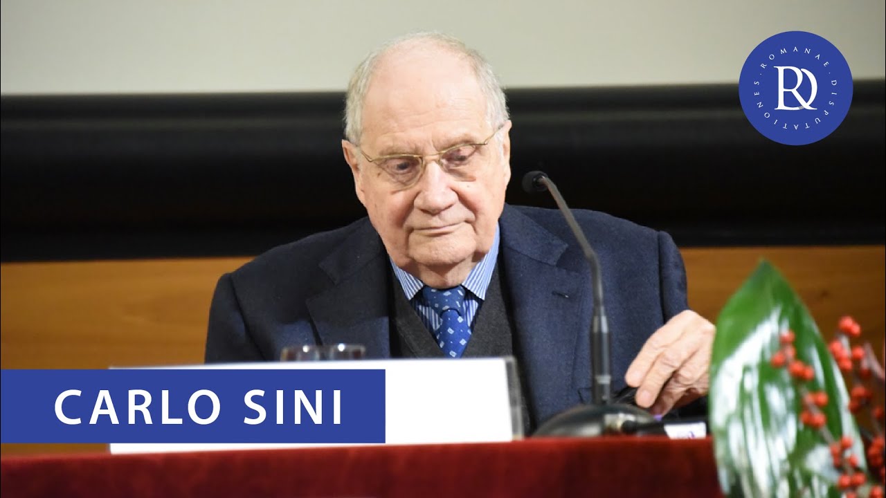 CARLO SINI - Logos e techne, tecnologia e filosofia - YouTube