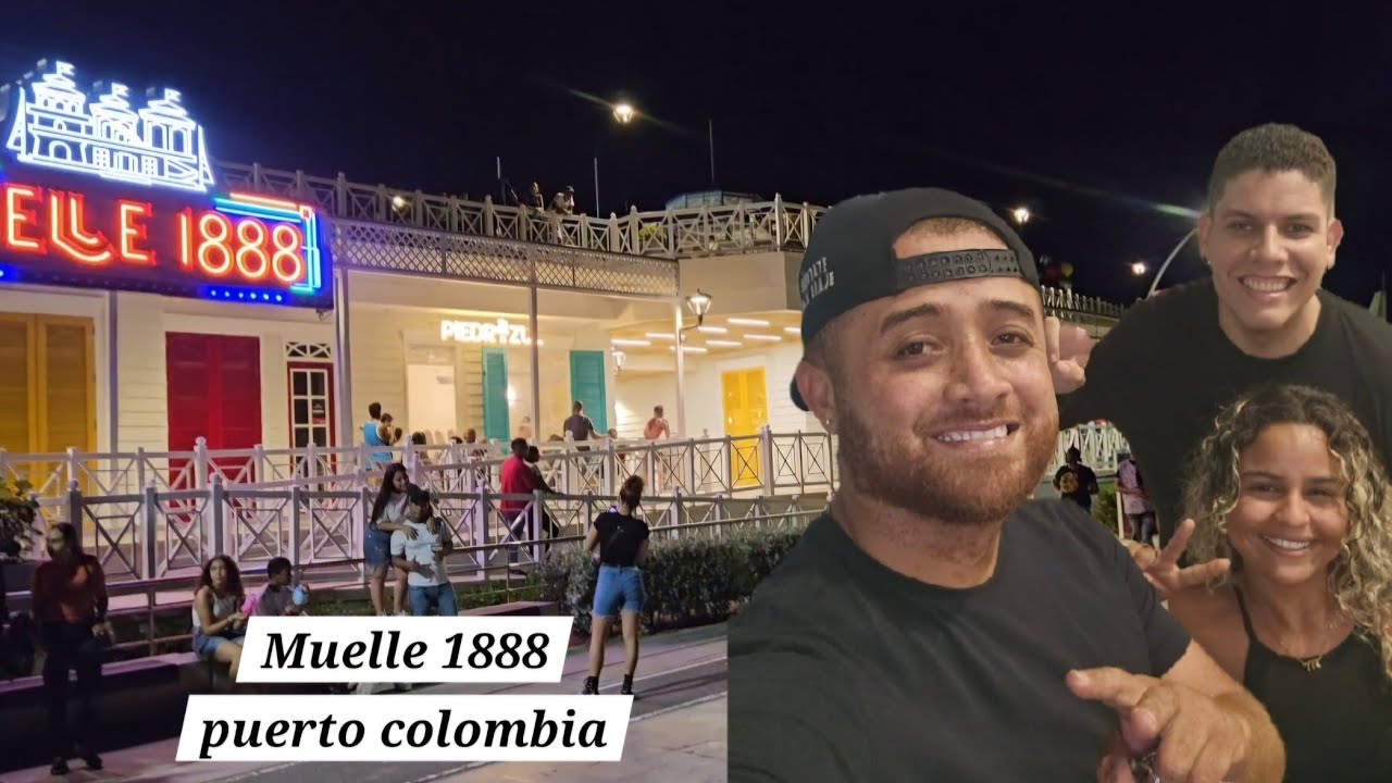 ASI SE VE EL NUEVO MUELLE 1888 GASTRONOMICO DE PUERTO COLOMBIA UN DIA ...