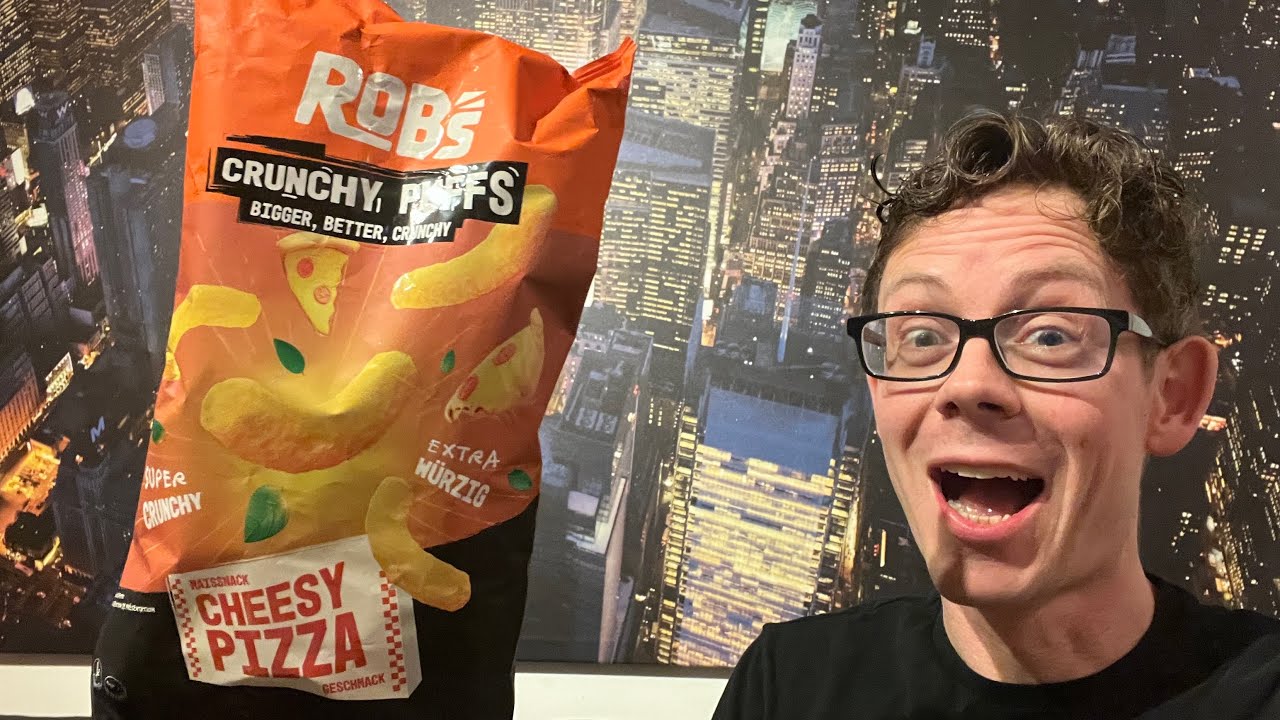 Robs Crunchy Puffs Cheesy Pizza im Test! - YouTube