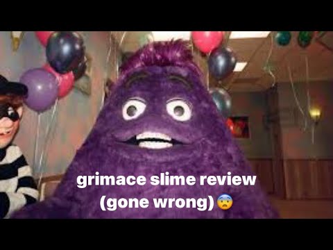 Grimace slime review - YouTube