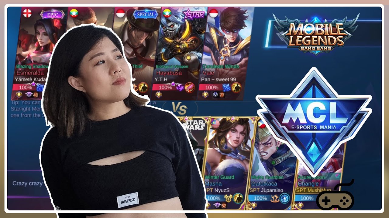 Girl Gamer wins Mobile Legend MCL AsiaC Weekly Champion! - YouTube