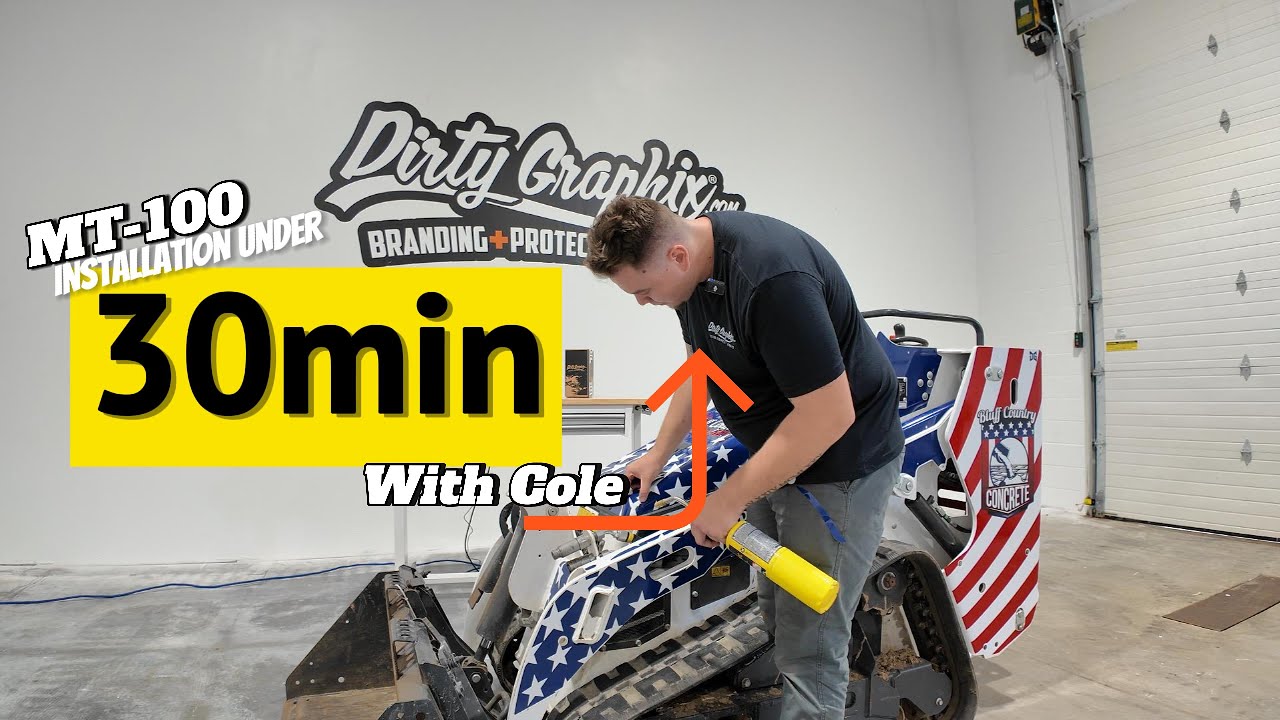 MT100 Dirty Graphix Install - YouTube