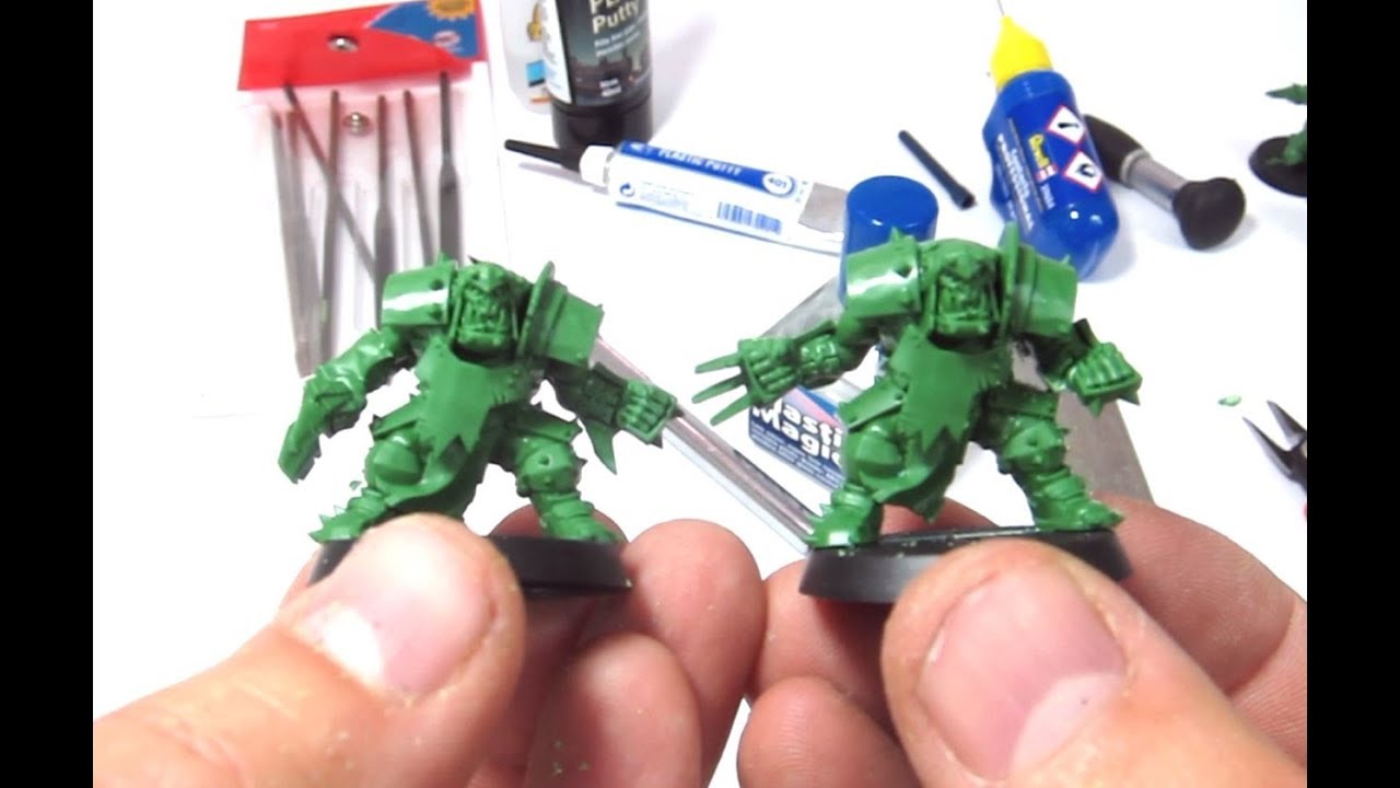 How to Modify and Convert Blood Bowl Orc Models - YouTube