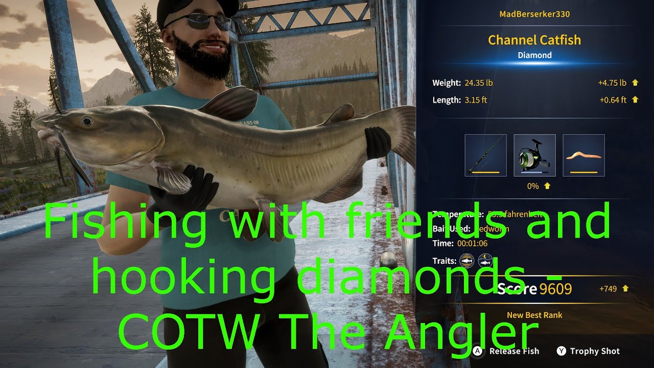Fishing with friends and hooking diamonds - COTW The Angler - YouTube