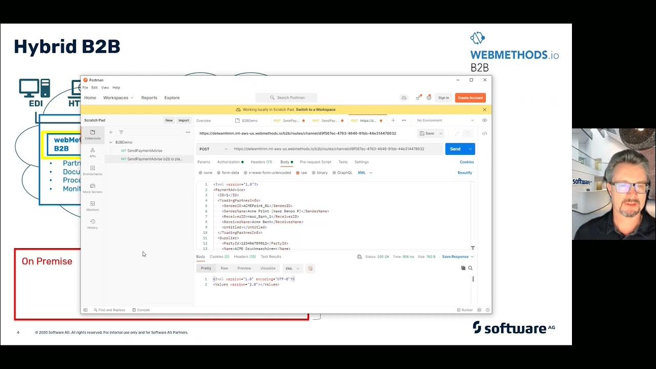 Hybrid B2B - integrate webMethods.io B2B with webMethods.io Integration - YouTube