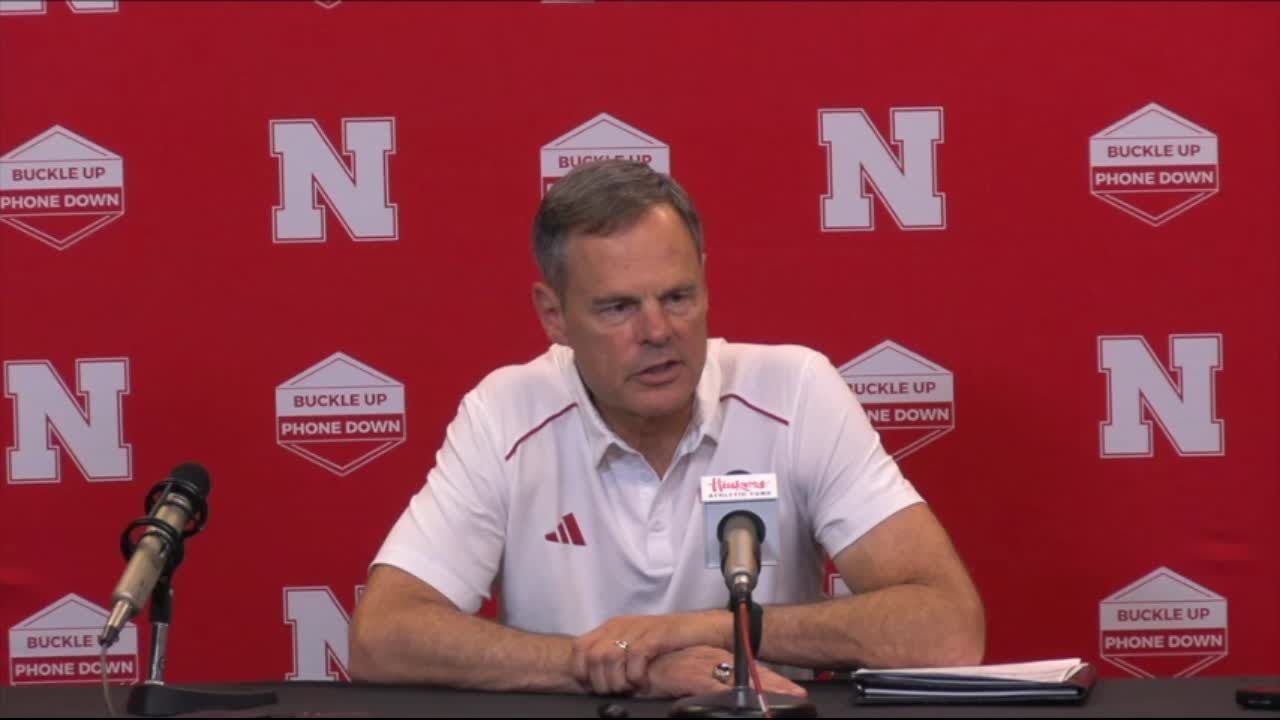 John Cook’s full press conference after Nebraska’s season-opening win ...