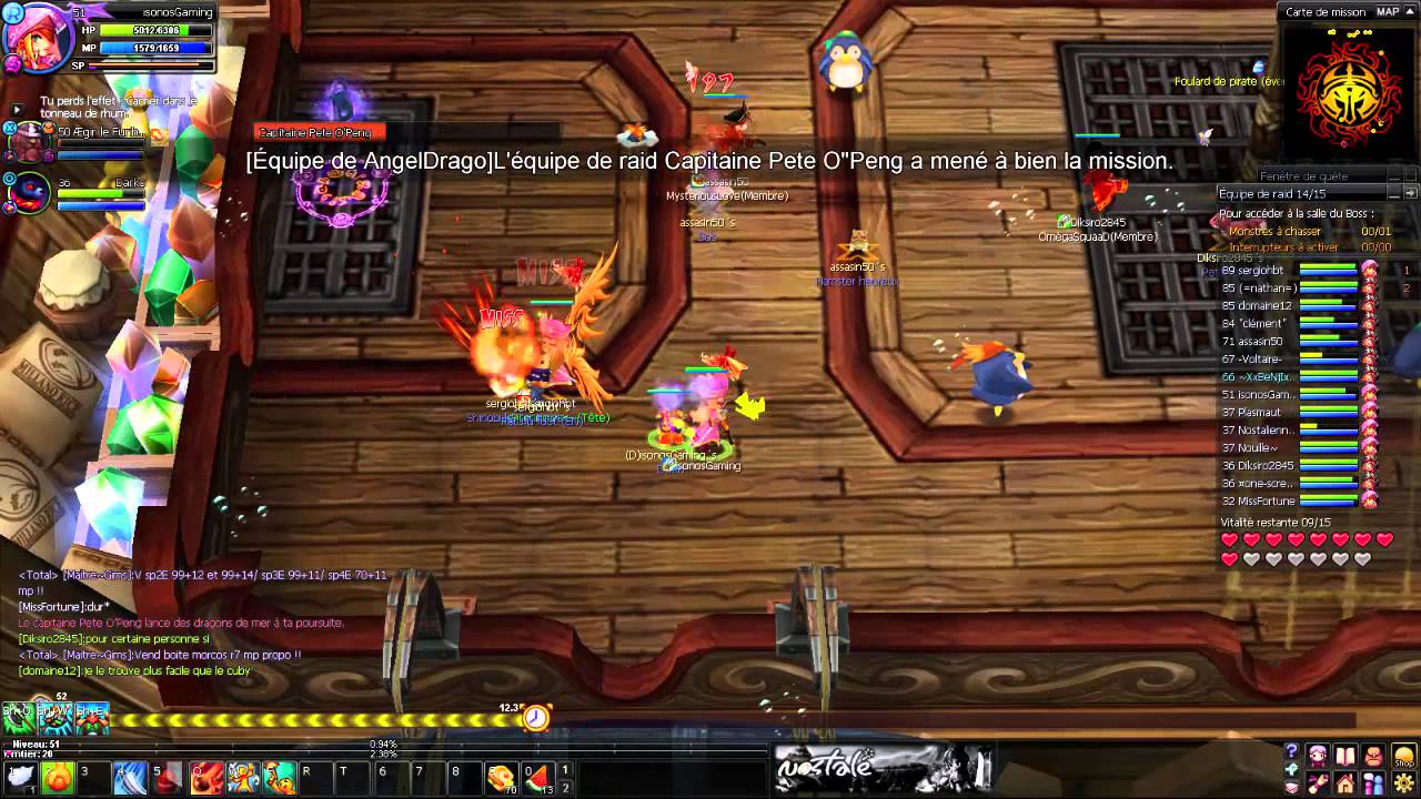 NosTale : Raid Event été/Pirate 2015 FR - Commentary - YouTube