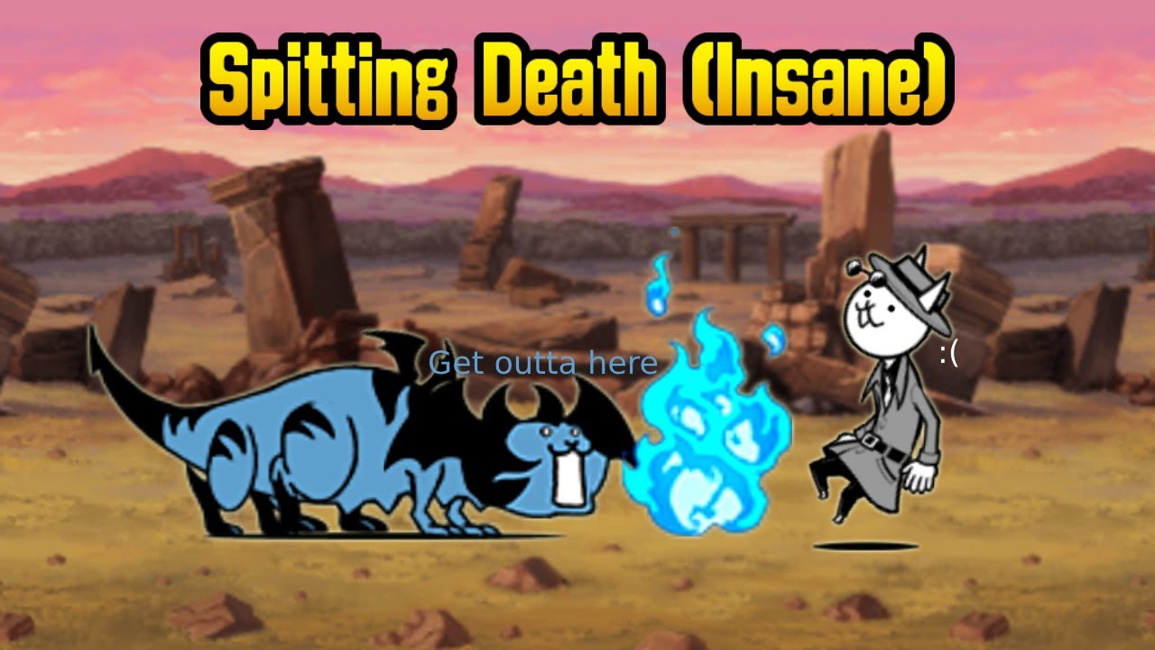 The Malevolent Lizard: Spitting Death (No Hitman) - Battle Cats - YouTube