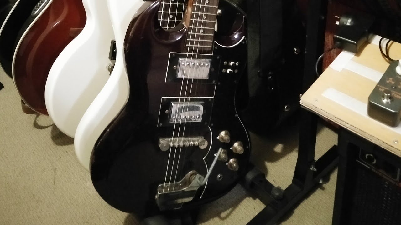 Kay SG style guitar 70s Restored - YouTube