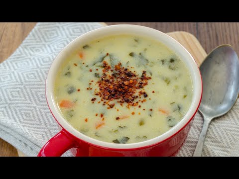 KEREVİZİN SAPINI ATMAYIN ✋ KEREVİZ SAPI ÇORBASI 🥬 TERBİYELİ KEREVİZ ÇORBASI - Çorba Tarifleri