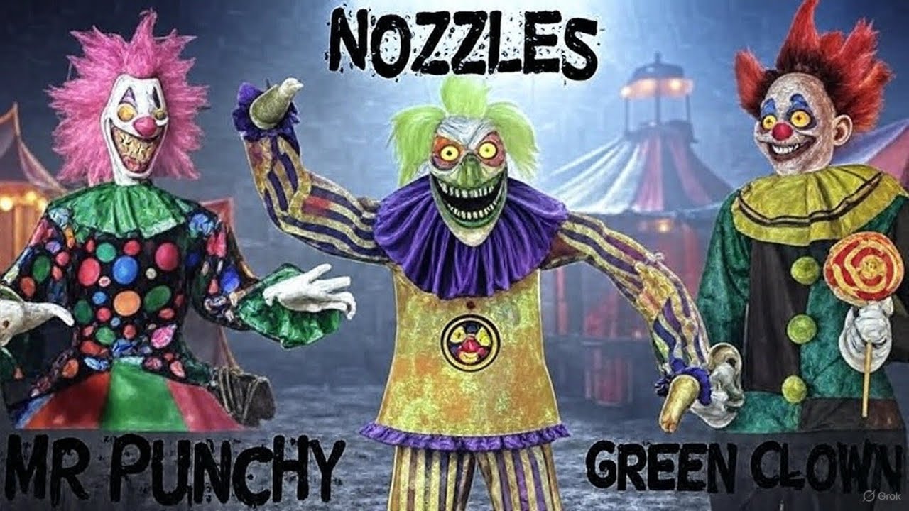 CLOWN EDITION: Building Halloween Animatronics! 🤡 Nozzles the Clown, Mr ...