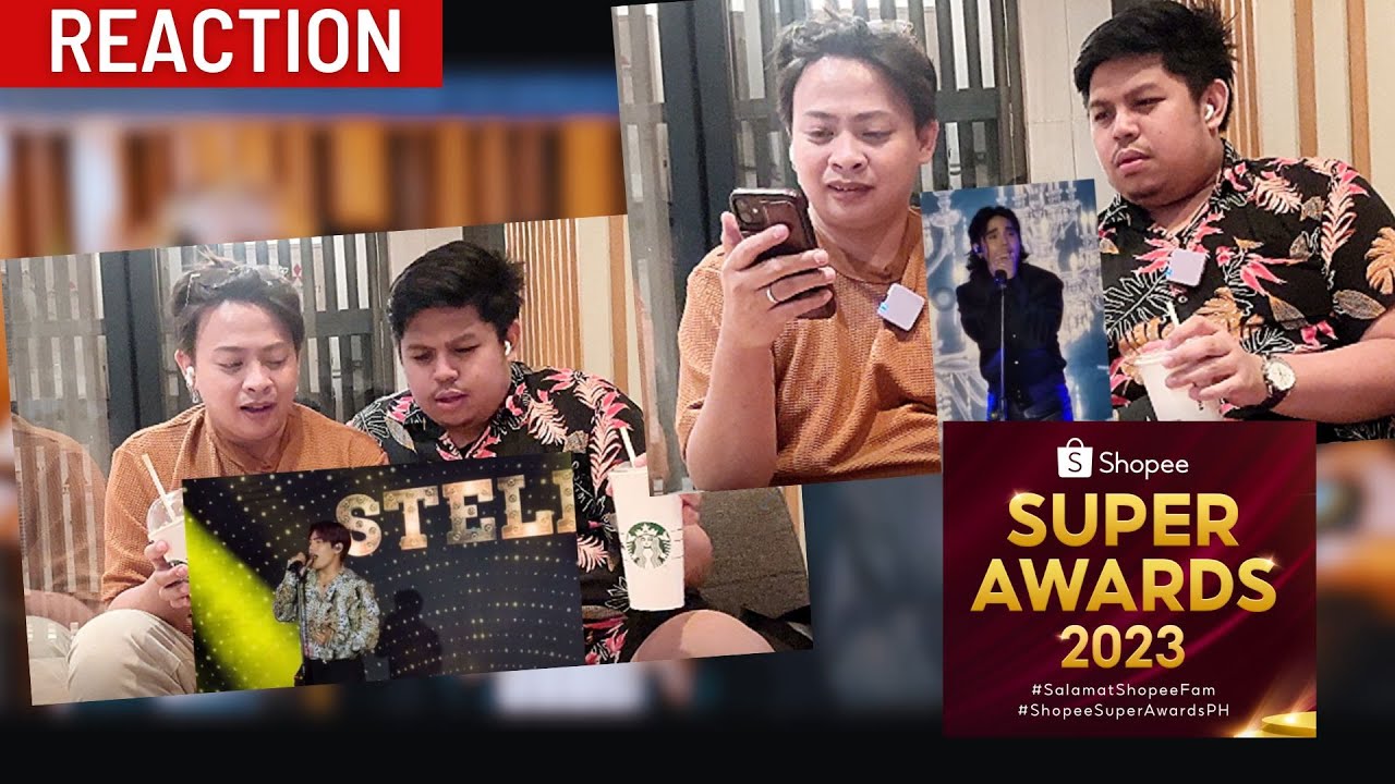 REACTION SB19 Stell and Pablo at Shopee Super Awards 2023 - YouTube