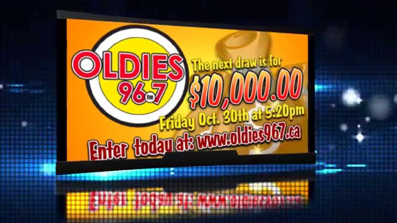 Oldies 96.7 Is Giving Away $10,000.00 on October 30th, 2015 - YouTube