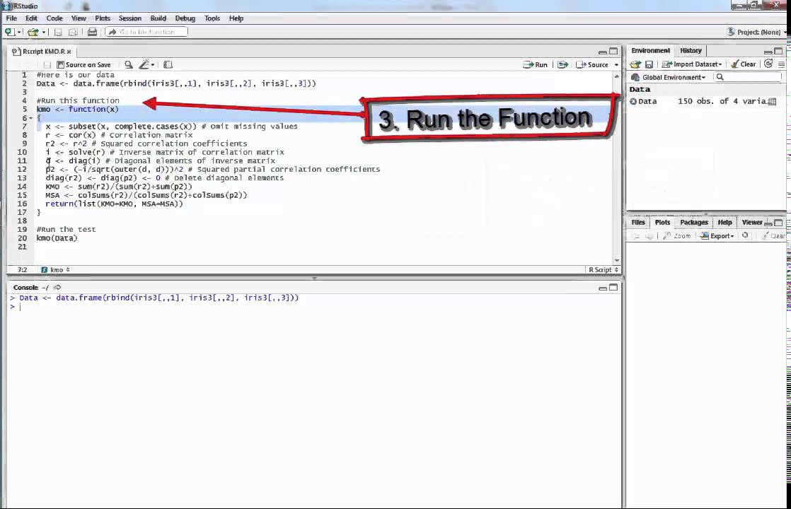 5.☆☆ Tuto R: Kaiser-Meyer-Oklin KMO Test ☆☆ - YouTube