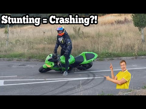 Learning Motorcycle Doughnuts&More! | Stunt Series Ep 1