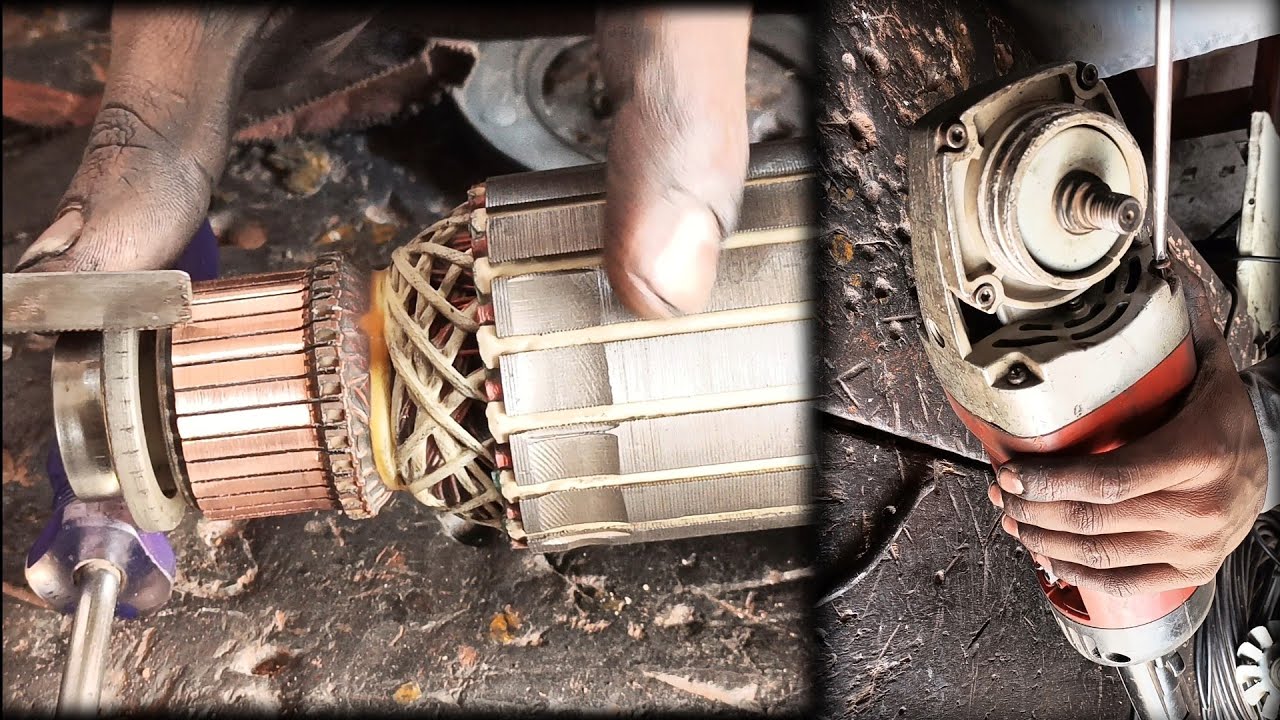 big 9 Disc Grinder Repair - YouTube