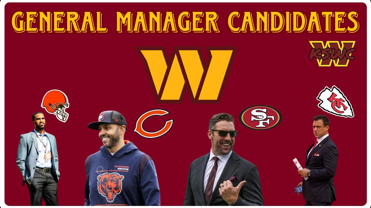 Washington Commanders GM Candidates: Interview requests - YouTube