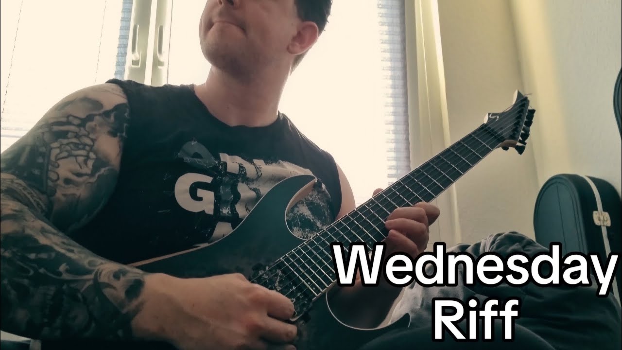 Wednesday Guitar Riff - YouTube