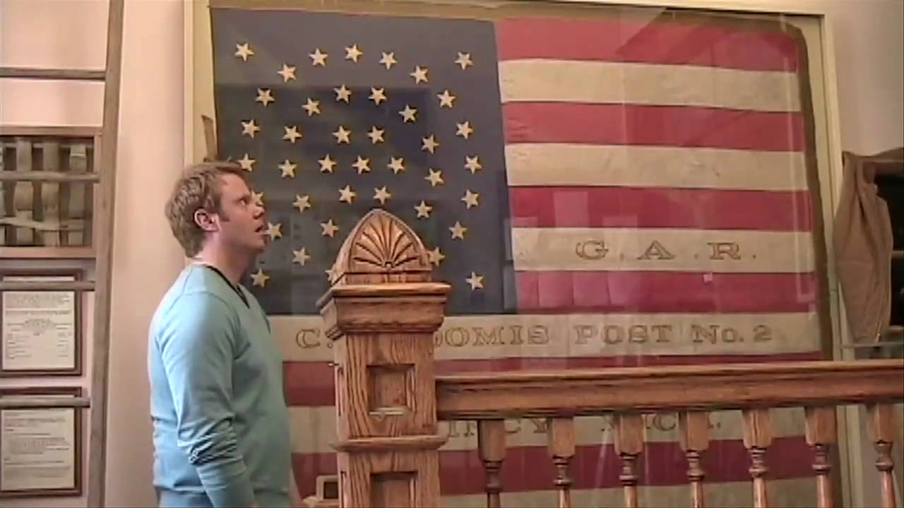 Civil War Era Flag Restoration - YouTube