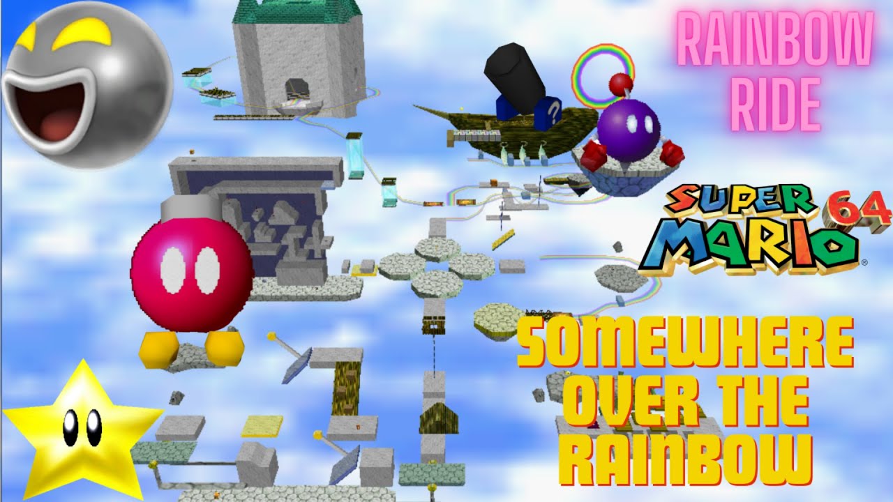 [Super Mario 64] Rainbow Ride - Somewhere over the Rainbow - YouTube