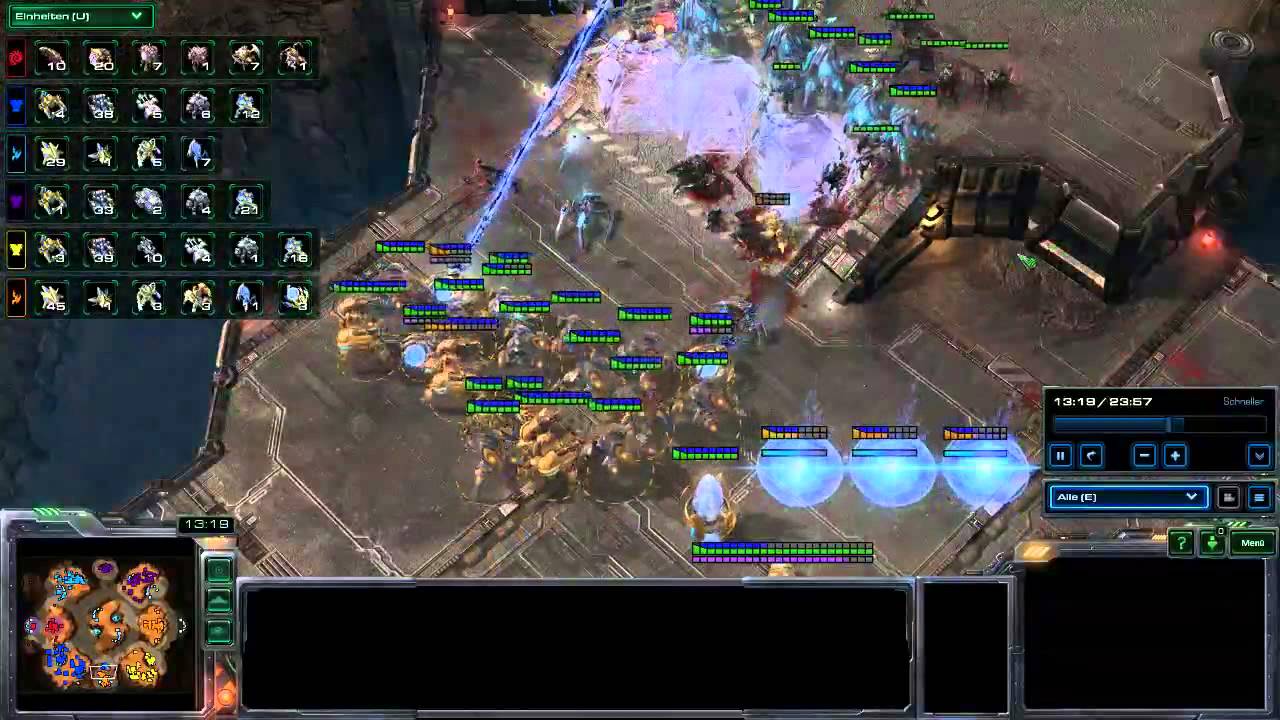 SC2 1vs3 Expansion Defense - YouTube