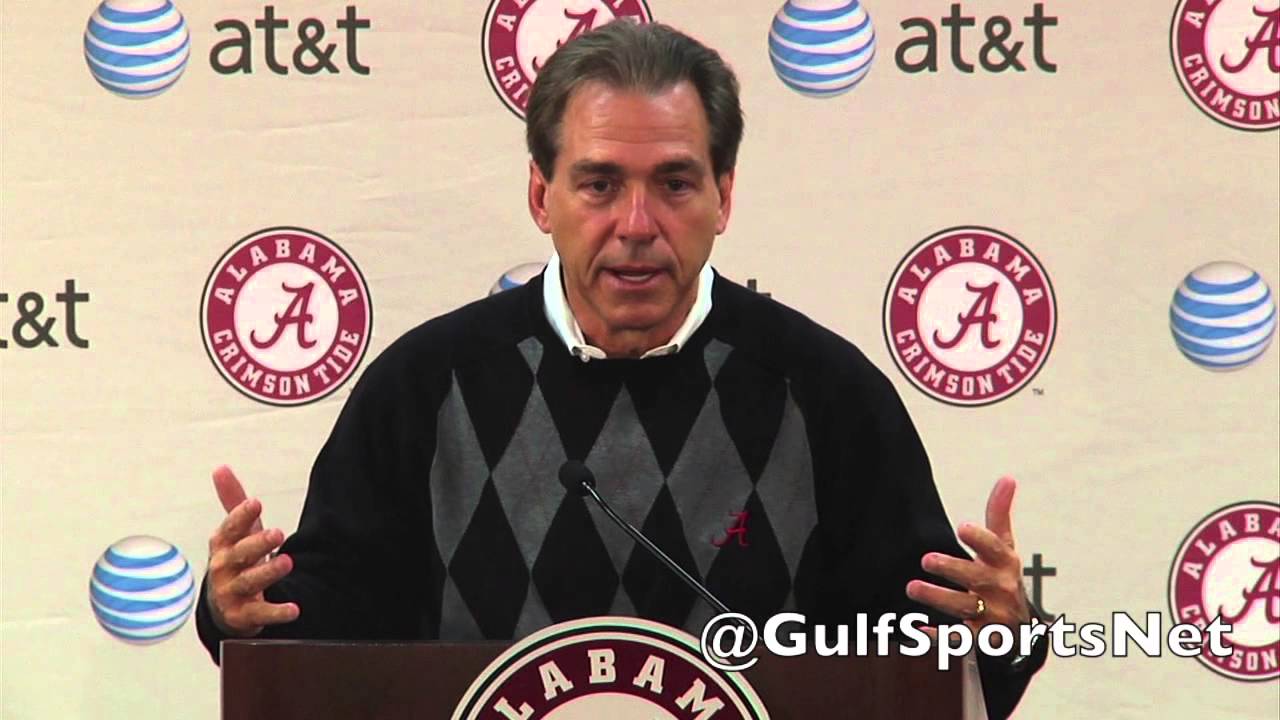 Nick Saban Says Bama Needs To Keep Focus On The Vision - YouTube