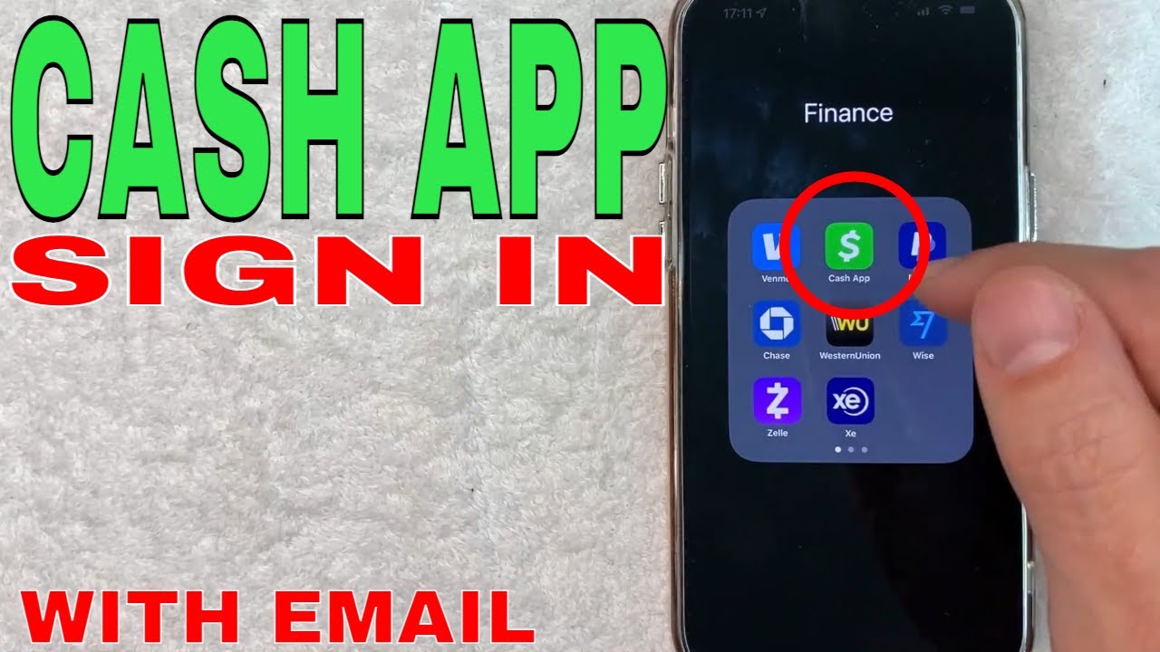 How To Sign Into Cash App With Email 🔴 - YouTube