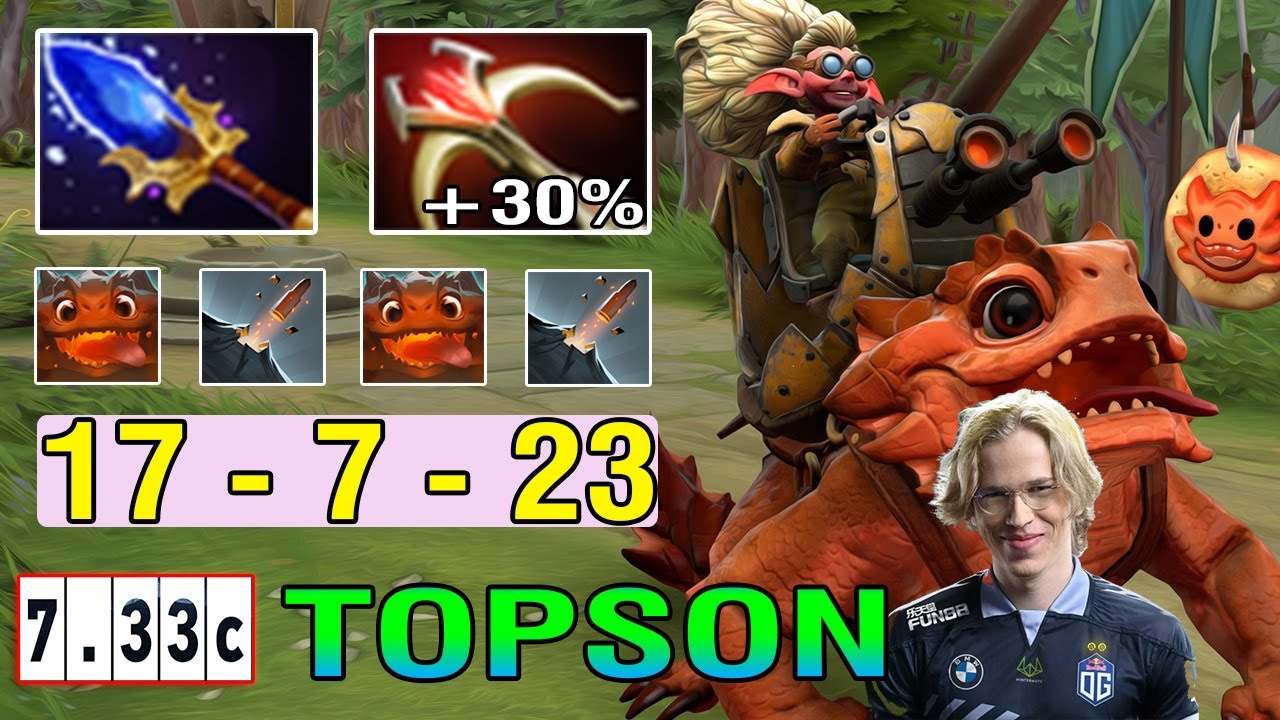 Topson Show [Snapfire] Mid Vs Batrider Best Build Aghs Scepter ...