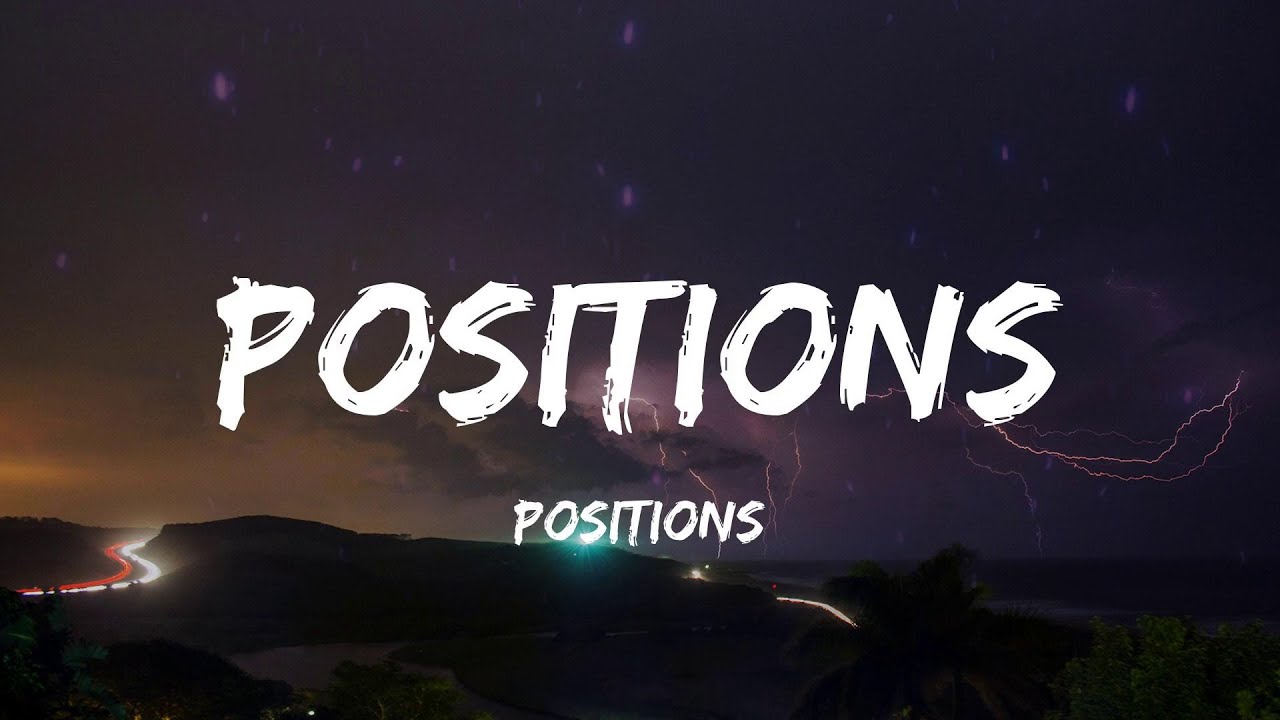 Ariana Grande - positions (Lyrics) - YouTube