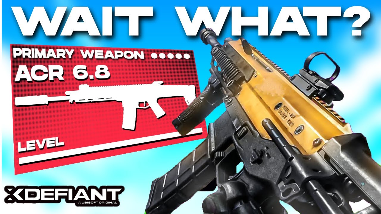This Gun is Freakin Joke ACR 6.8 Clean Lobbies With Ease XDefiant PC ...