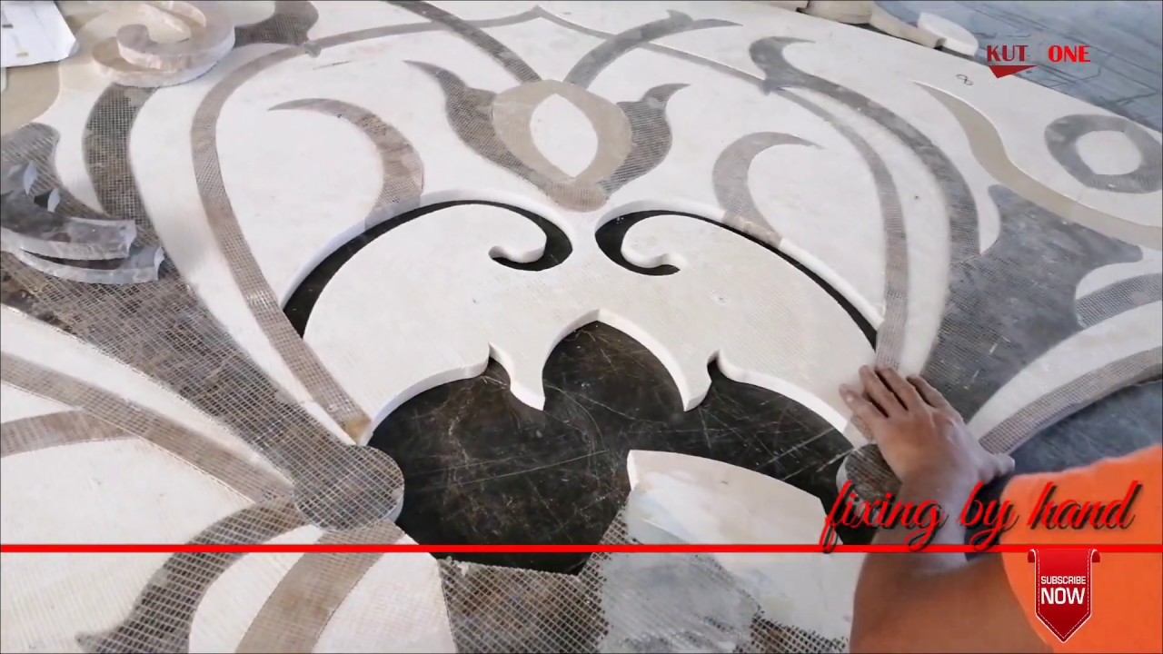 How to cut marble by waterjet CNC. #waterjet#water cut marble - YouTube