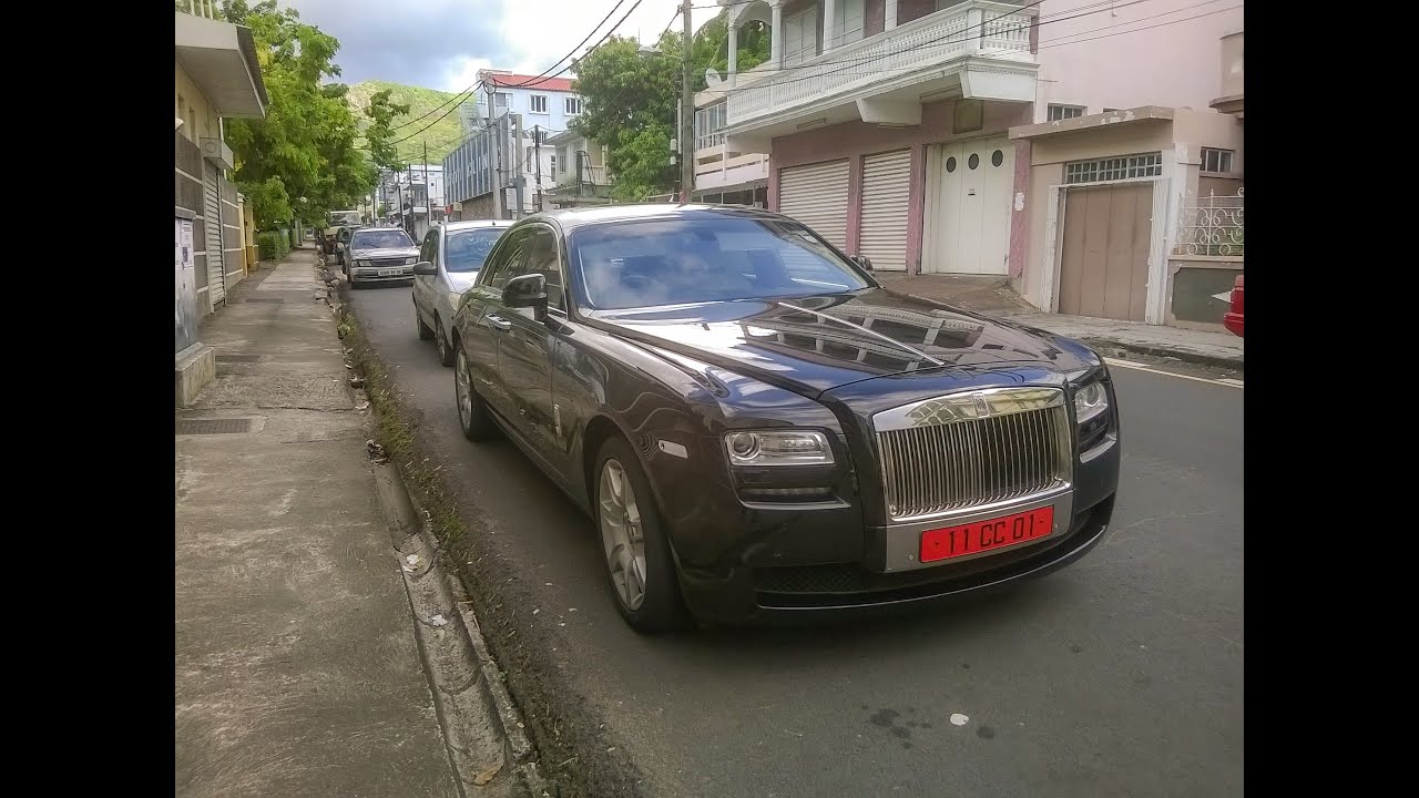 Black Rolls-Royce Ghost spotted at Plaine Verte ! • Walkaround ...