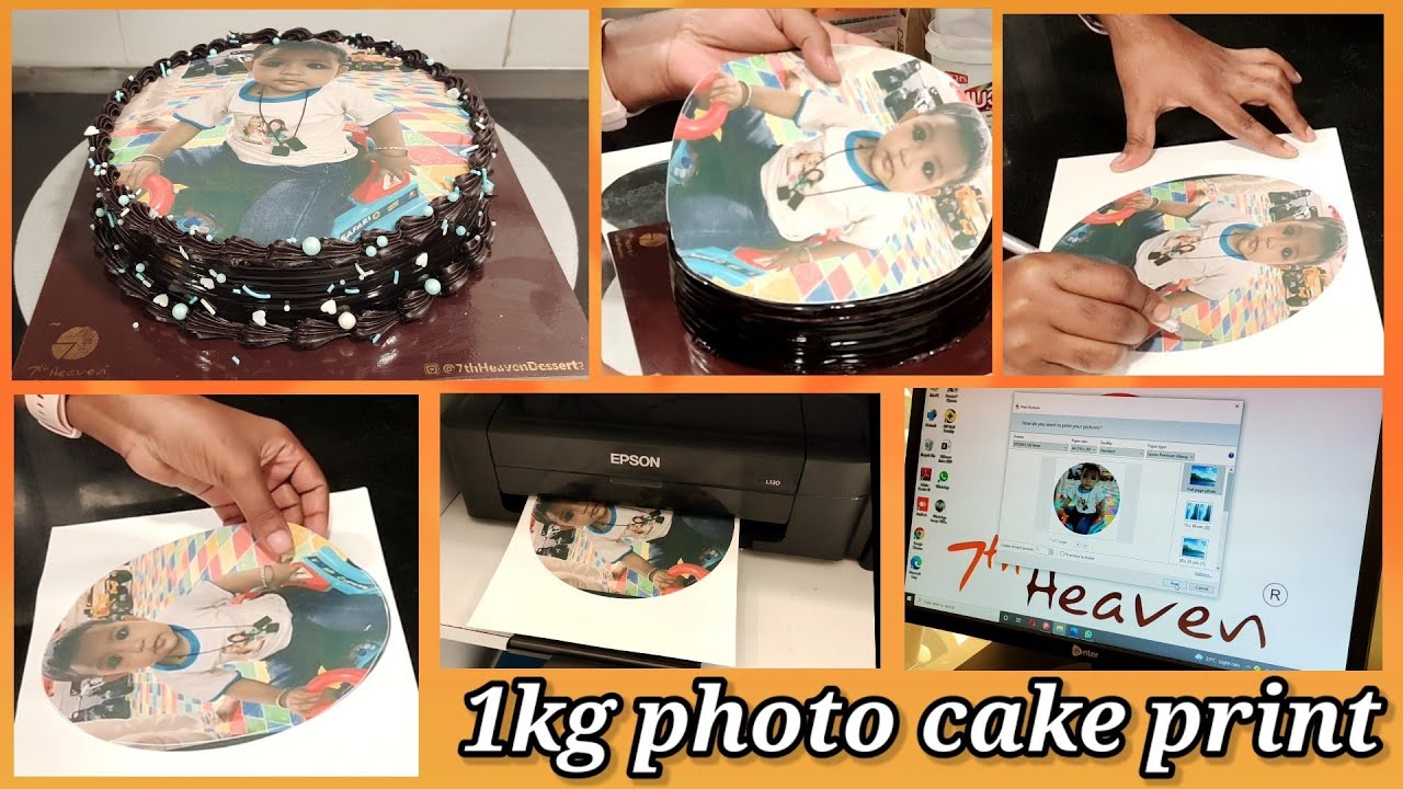 photo cake | photo cake print | photo print cake round shape ...