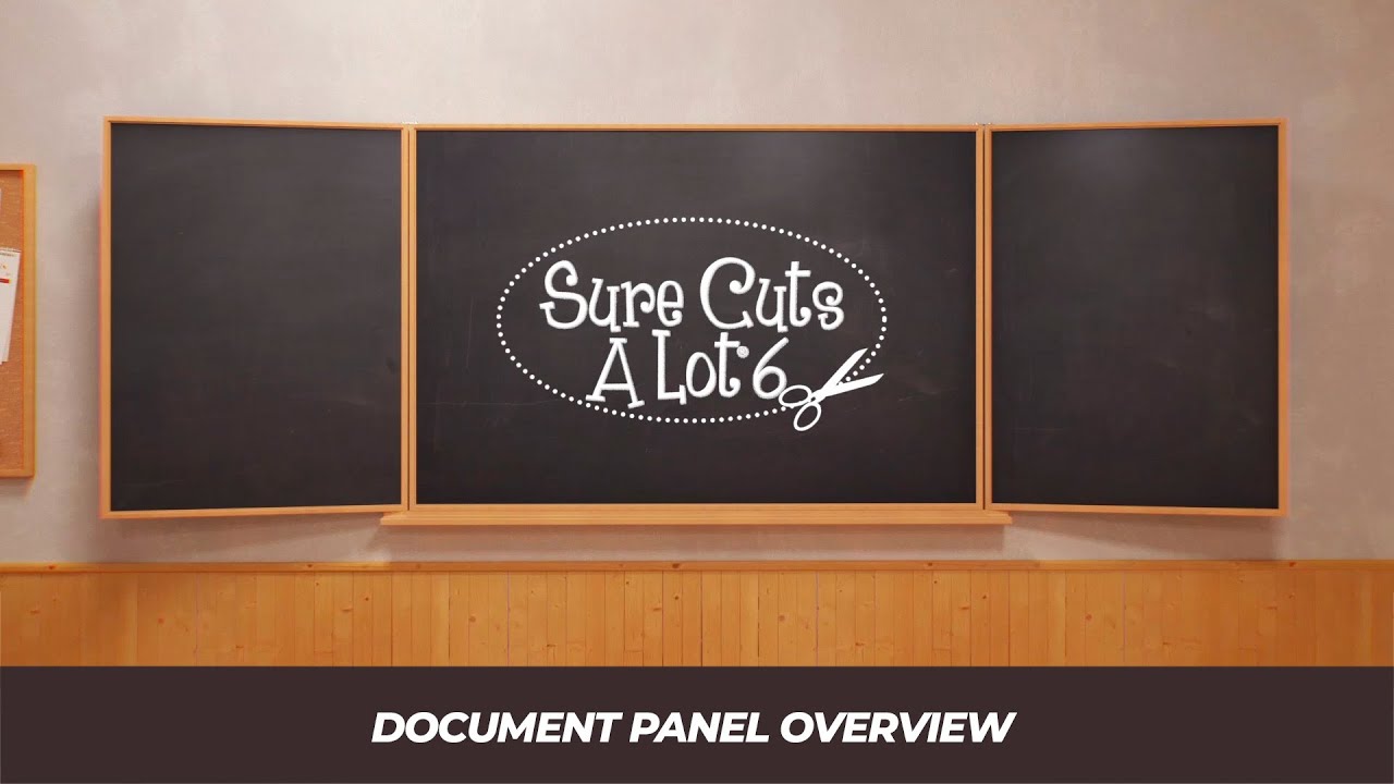 Sure Cuts A Lot 6 - Document Panel Overview - YouTube
