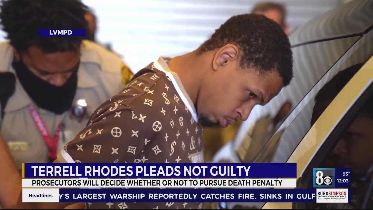 Terrell Rhodes pleads not guilty in Amari Nicholson's death - YouTube
