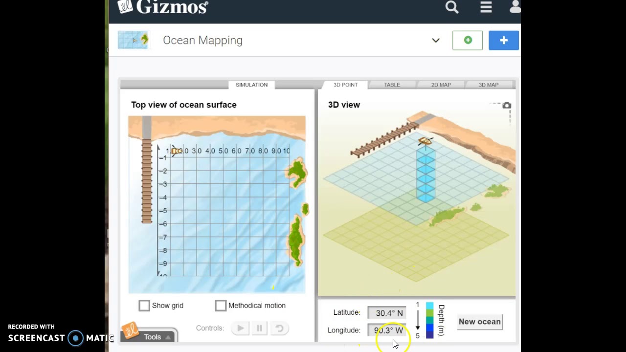 Gizmos Ocean Mapping Activity 1 - YouTube