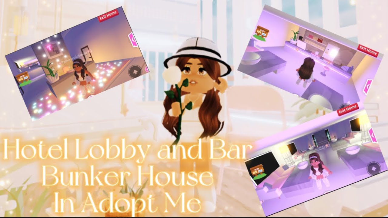 💖 Hotel Lobby and Bar, Bunker House in Adopt Me 💖 - YouTube