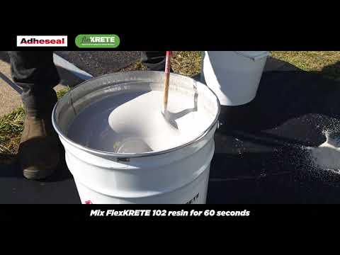 FlexKrete Demonstration - YouTube