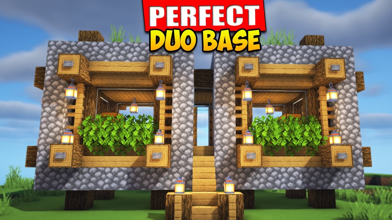 Minecraft Duo Survival House Tutorial 🏡 - YouTube