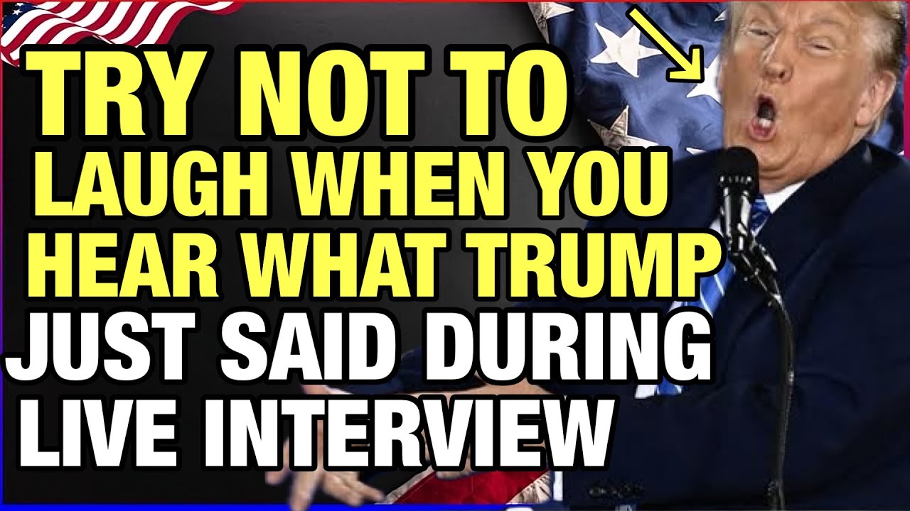 TRY NOT TO LAUGH WHEN YOU HEAR WHAT TRUMP SAID DURING SPEECH - YouTube