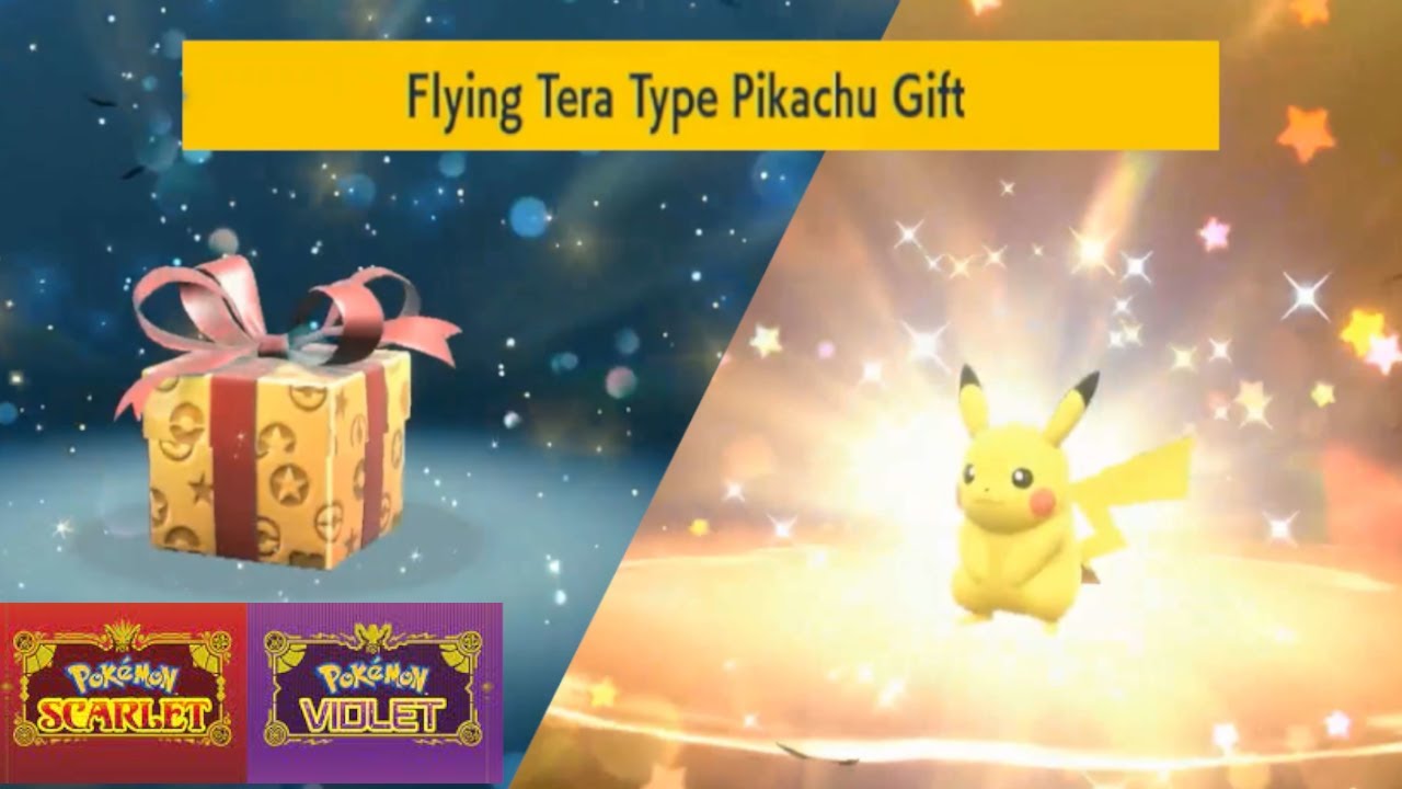 How To Redeem Flying Terastal Pikachu Gift In Pokemon Scarlet And ...