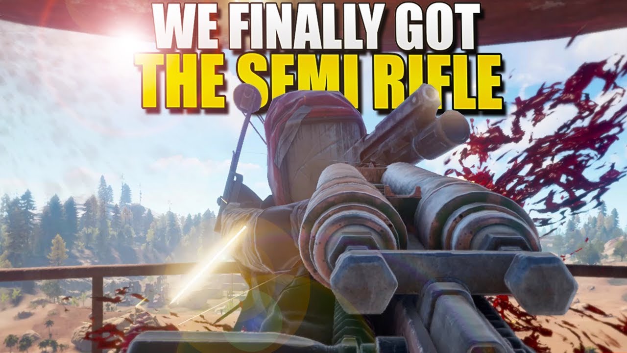 We FINALLY GOT The SEMI RIFLE (Rust Survival) #163 - YouTube